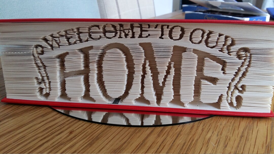 Welcome to Our Home Cut and Fold Pattern 539 Pages 23cm High - Etsy