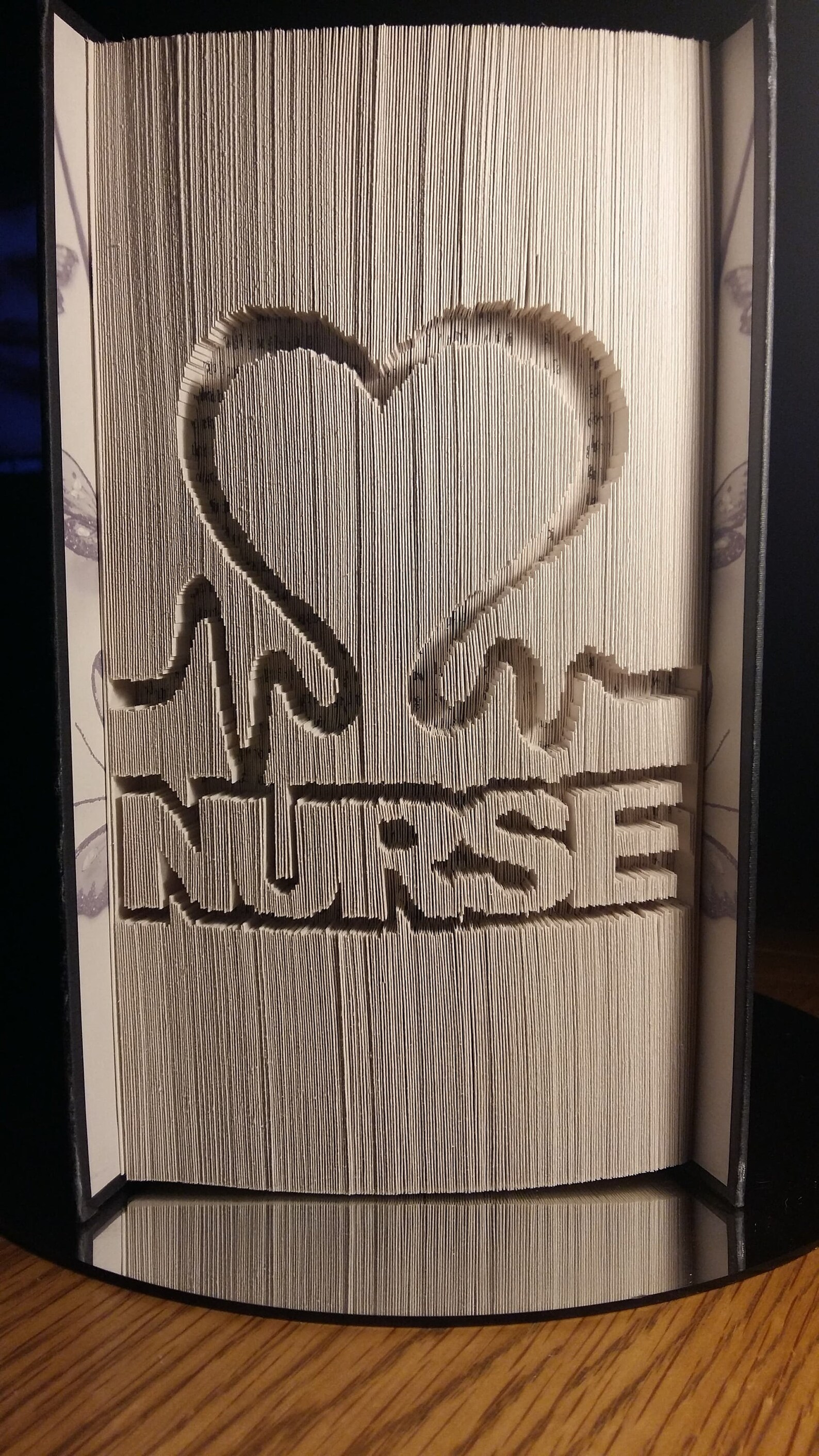 Nurse Heartbeat Cut and Fold Pattern 443 Pages 23cm High | Etsy