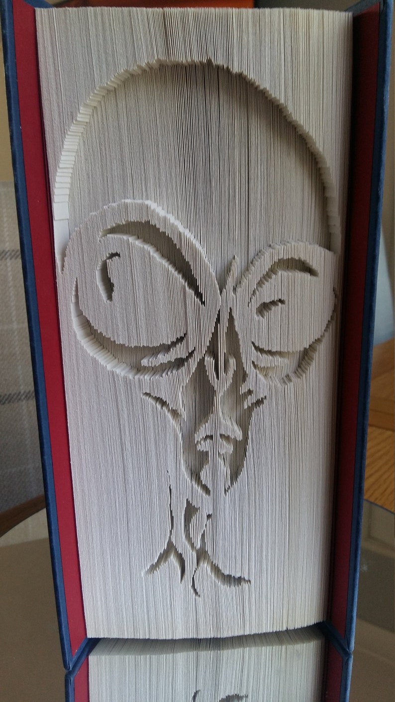 Alien Head Cut and Fold Pattern 441 Pages 23cm High - Etsy