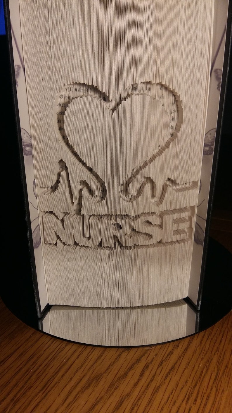 Nurse Heartbeat Cut and Fold Pattern 443 Pages 23cm High | Etsy
