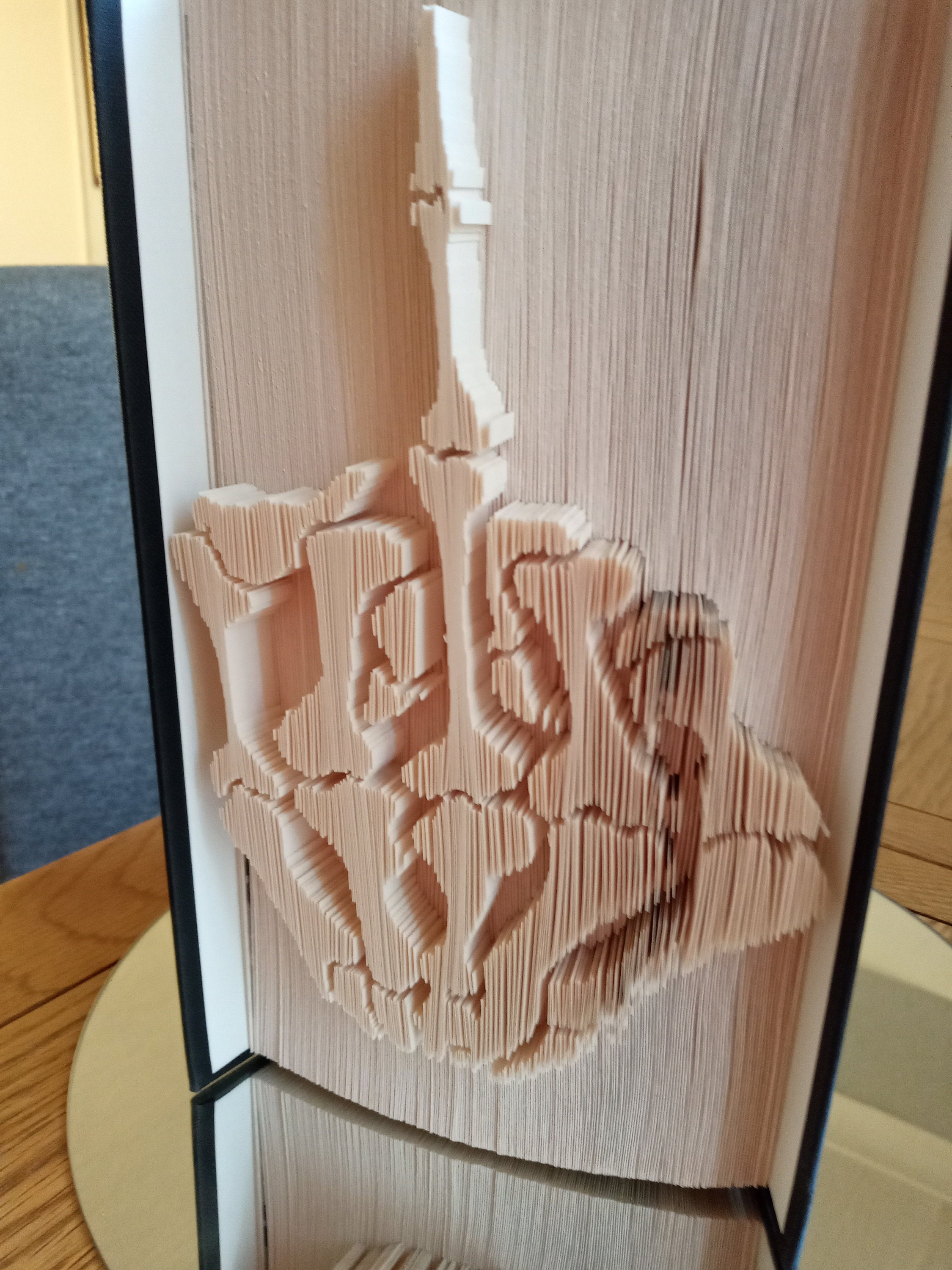 Middle Finger Cut and Fold Pattern 427 Pages 21cm High - Etsy UK