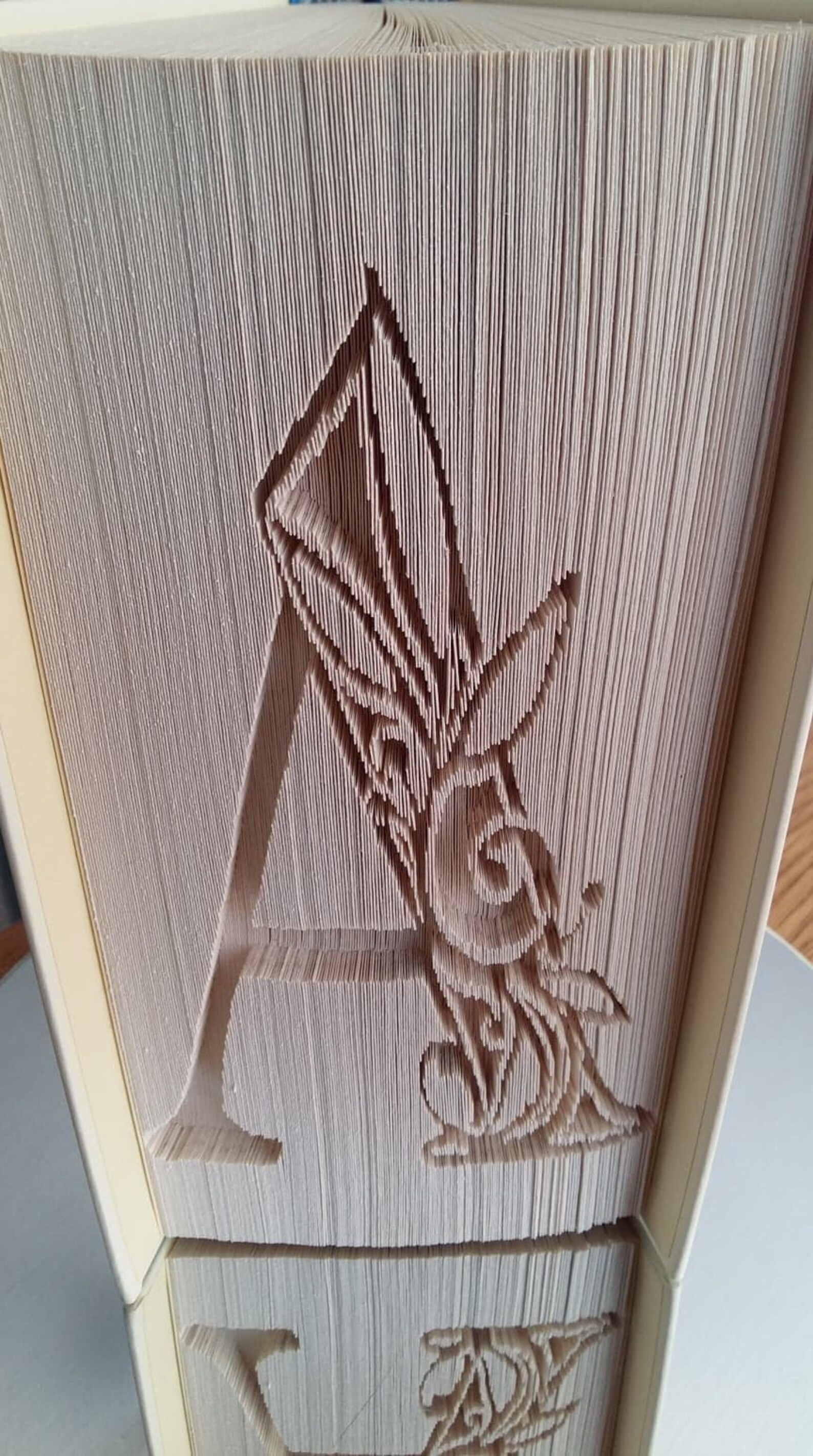 Monogram Letter A Bookfolding Pattern Cut and Fold 443 - Etsy