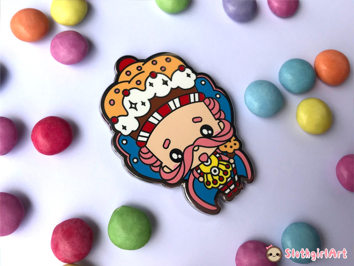 King Kandy Candy Land Chibi Character Silver Hard Enamel Pin - Etsy