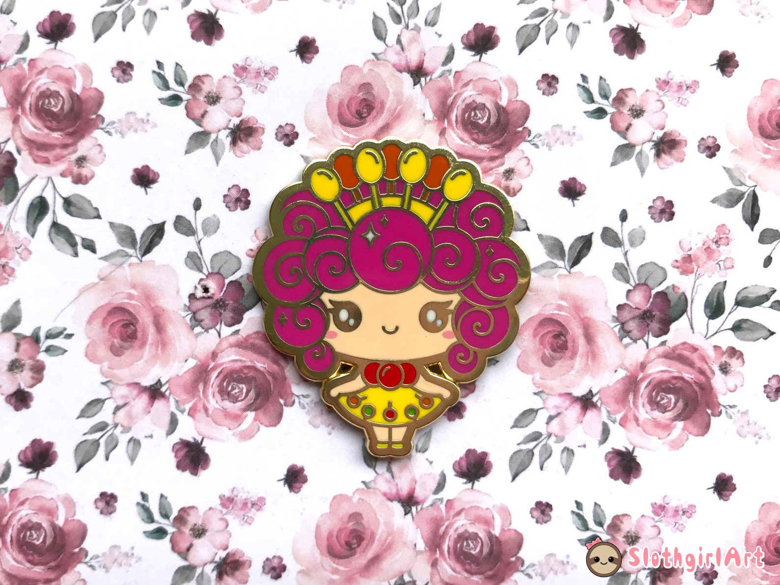 Princess Lolly Candy Land Chibi Character Brass Hard Enamel | Etsy