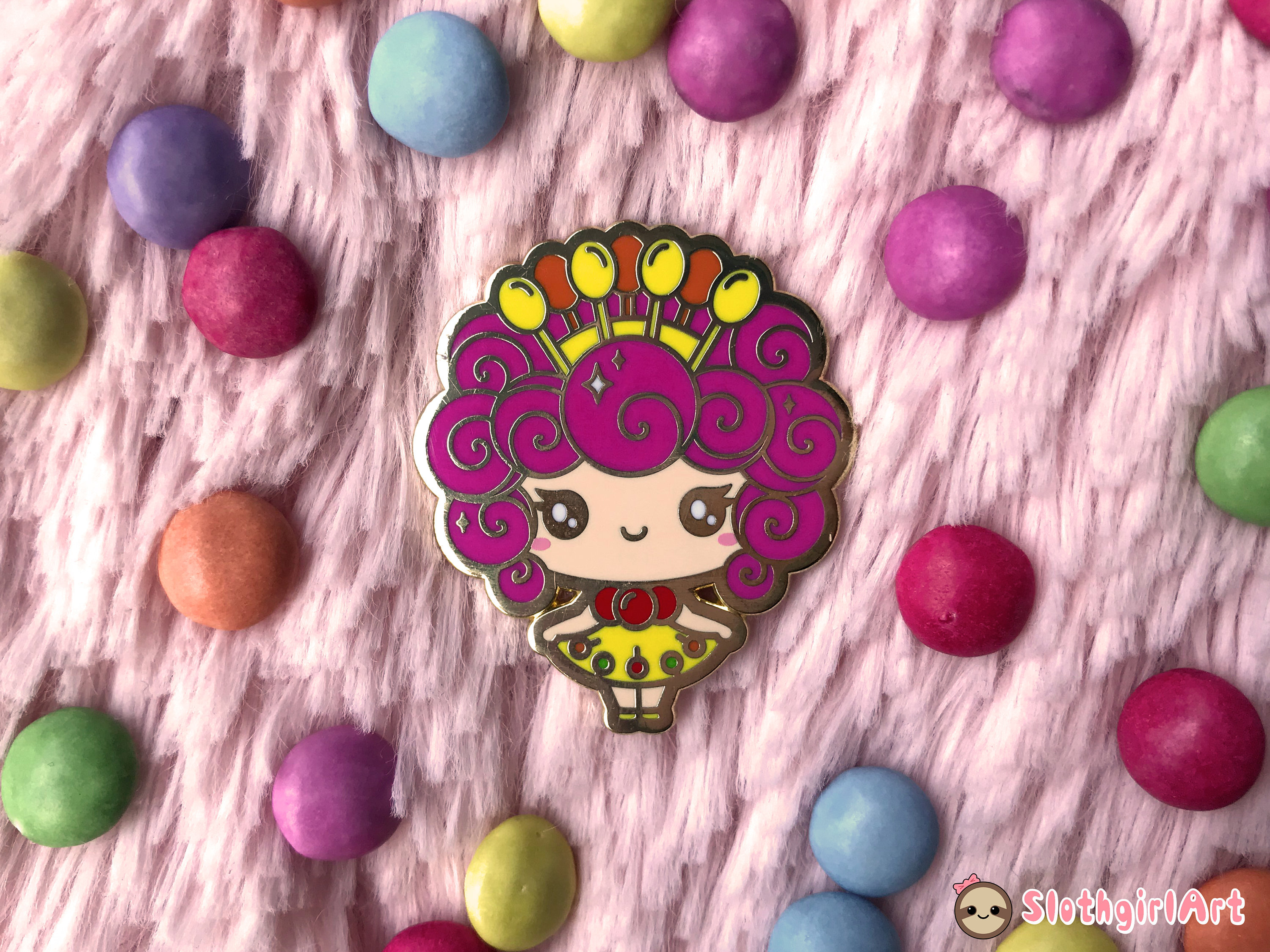 Princess Lolly Candy Land Chibi Character Brass Hard Enamel - Etsy