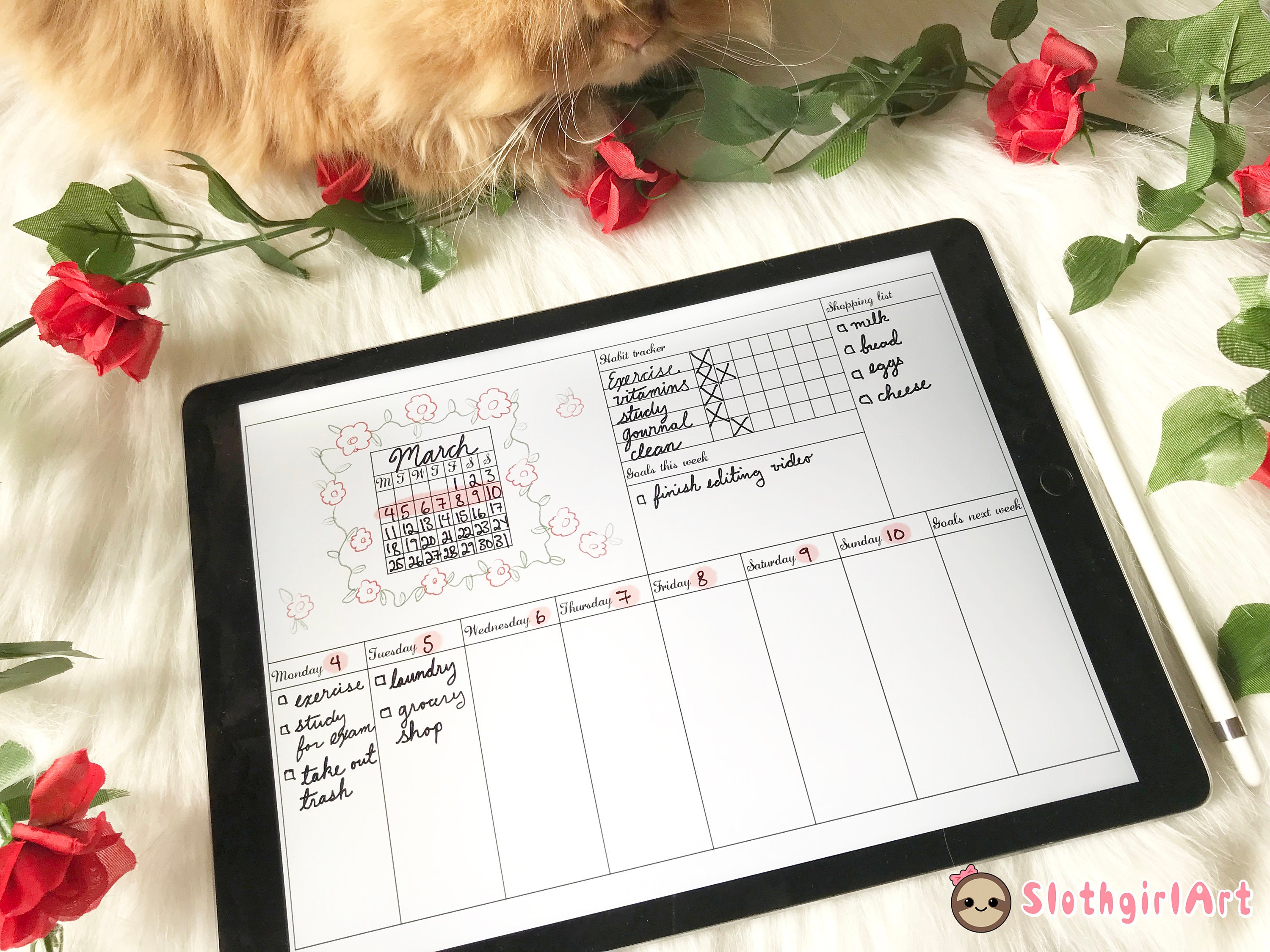Printable/digital Bujo Weekly Spread 3 Instant Download - Etsy