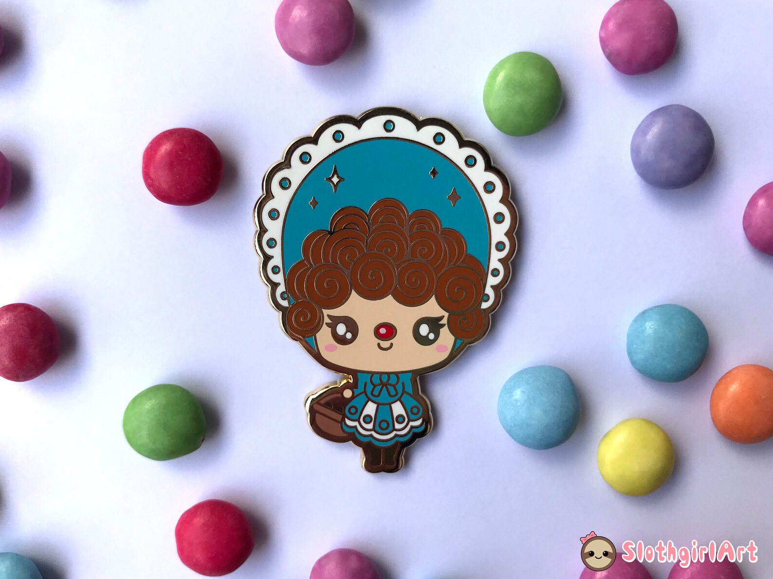 Gramma Nutt Candy Land Chibi Character Brass Hard Enamel Pin - Etsy