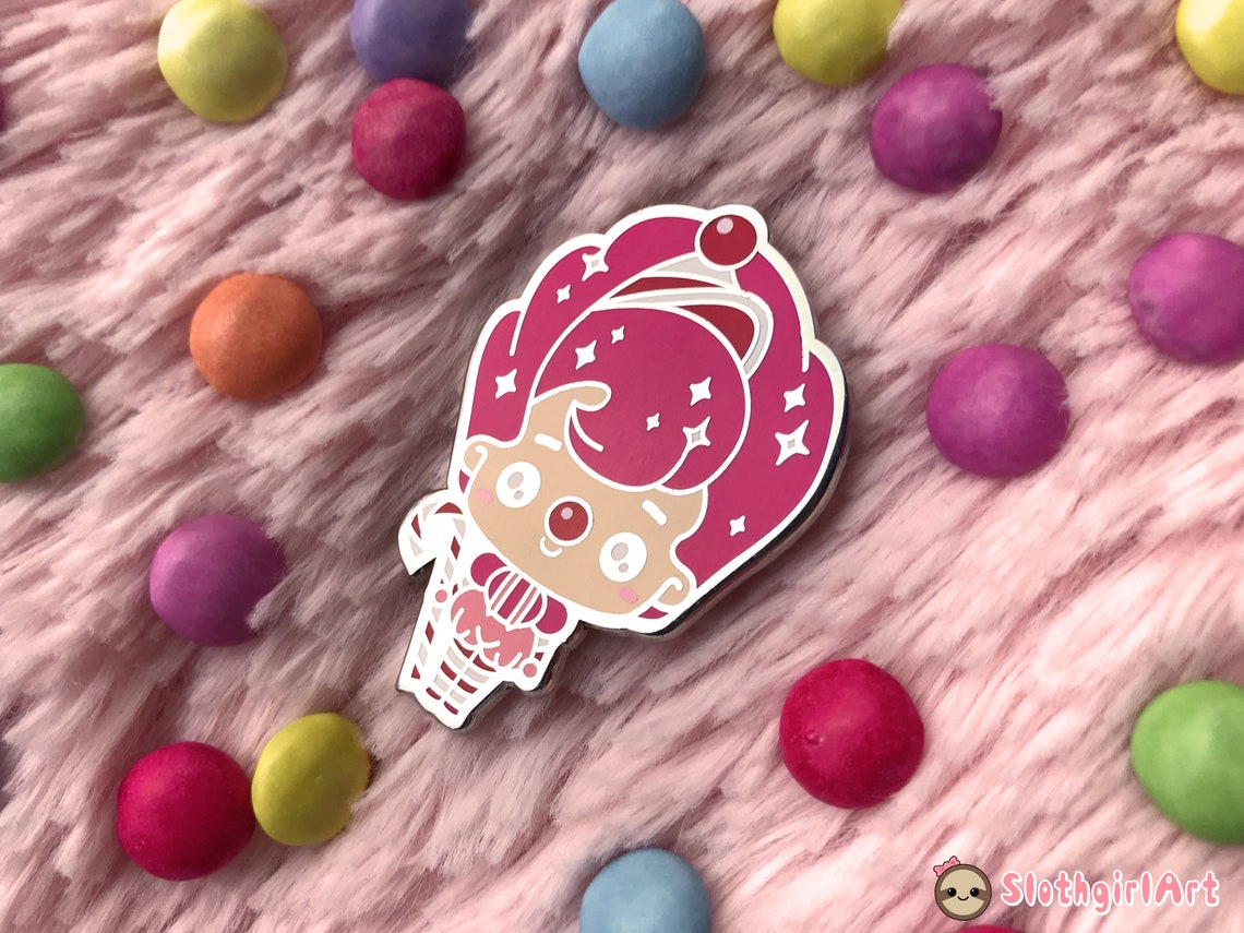 Mr Mint Candy Land Chibi Character Silver Hard Enamel Pin - Etsy