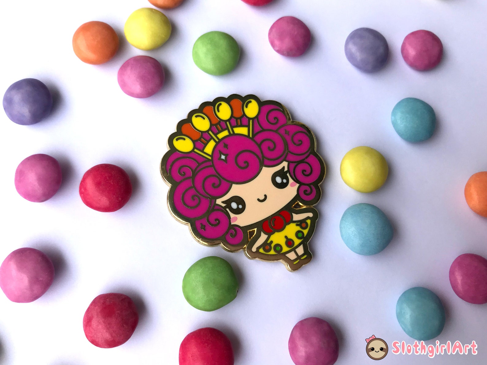 Princess Lolly Candy Land Chibi Character Brass Hard Enamel - Etsy