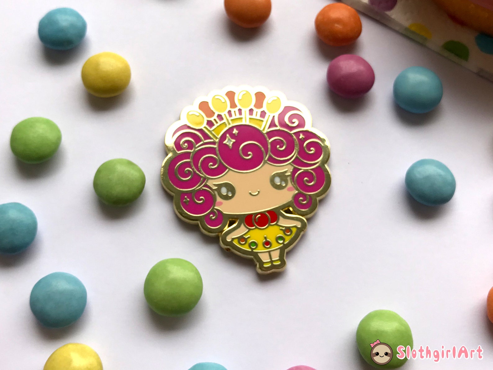 Princess Lolly Candy Land Chibi Character Brass Hard Enamel | Etsy