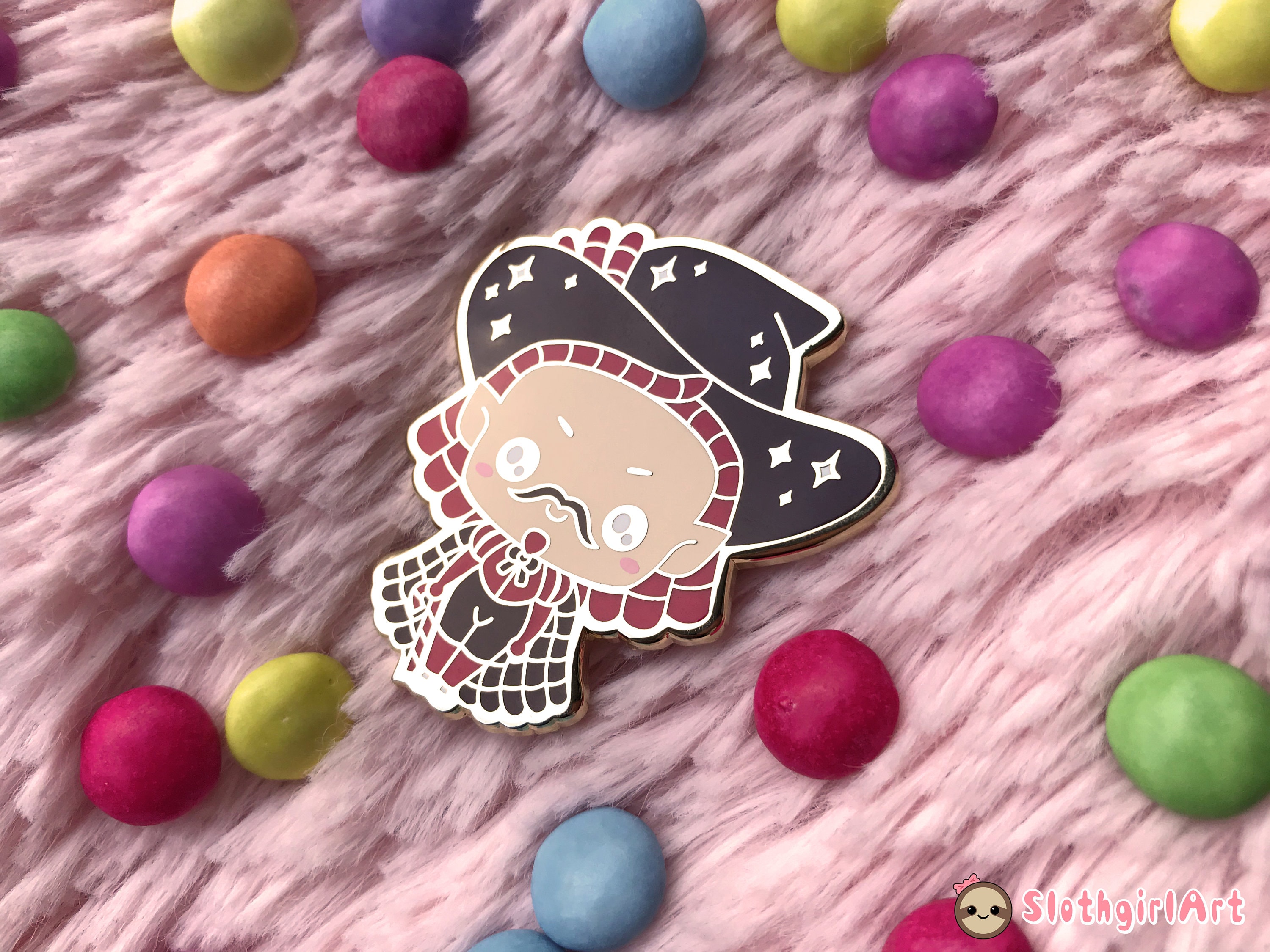 Lord Licorice Candy Land Chibi Character Brass Hard Enamel Pin - Etsy