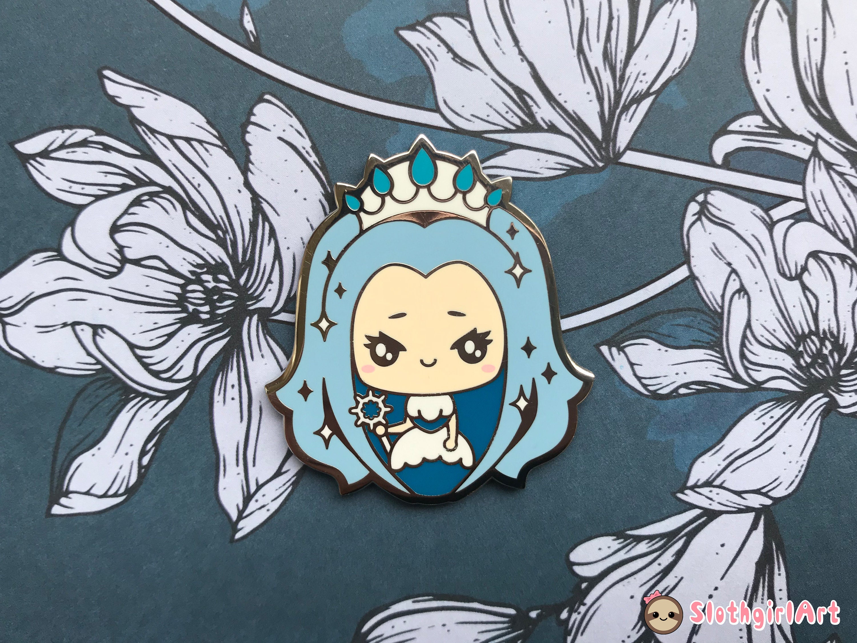 Queen Frostine Candy Land Chibi Character Silver Hard Enamel - Etsy