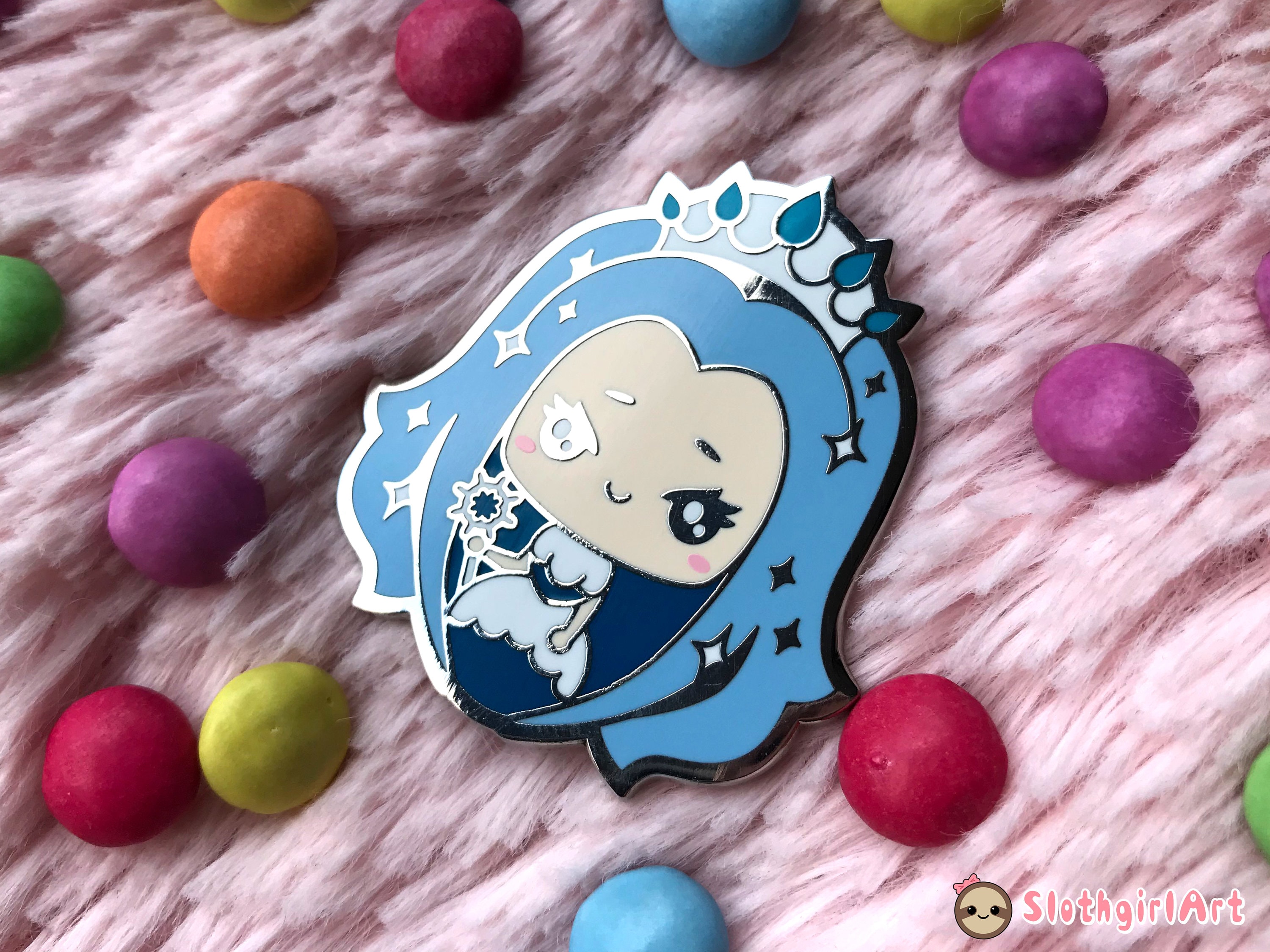 Queen Frostine Candy Land Chibi Character Silver Hard Enamel - Etsy
