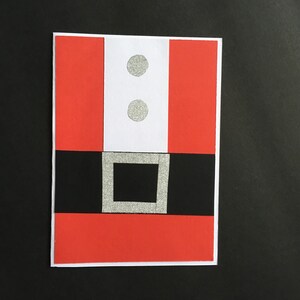 Santa Card Blank Inside - Etsy