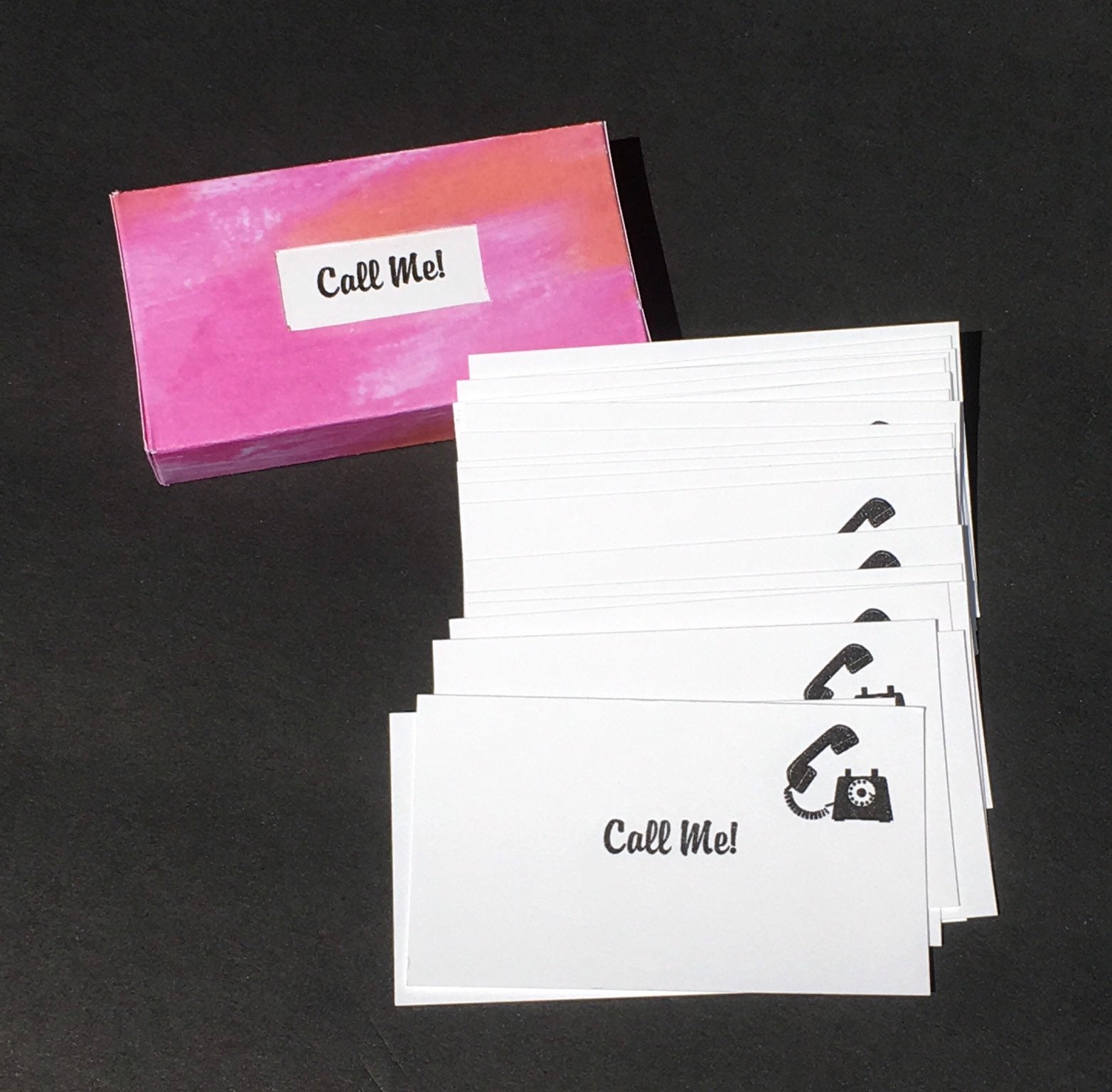 Call Me Business Cards - Etsy