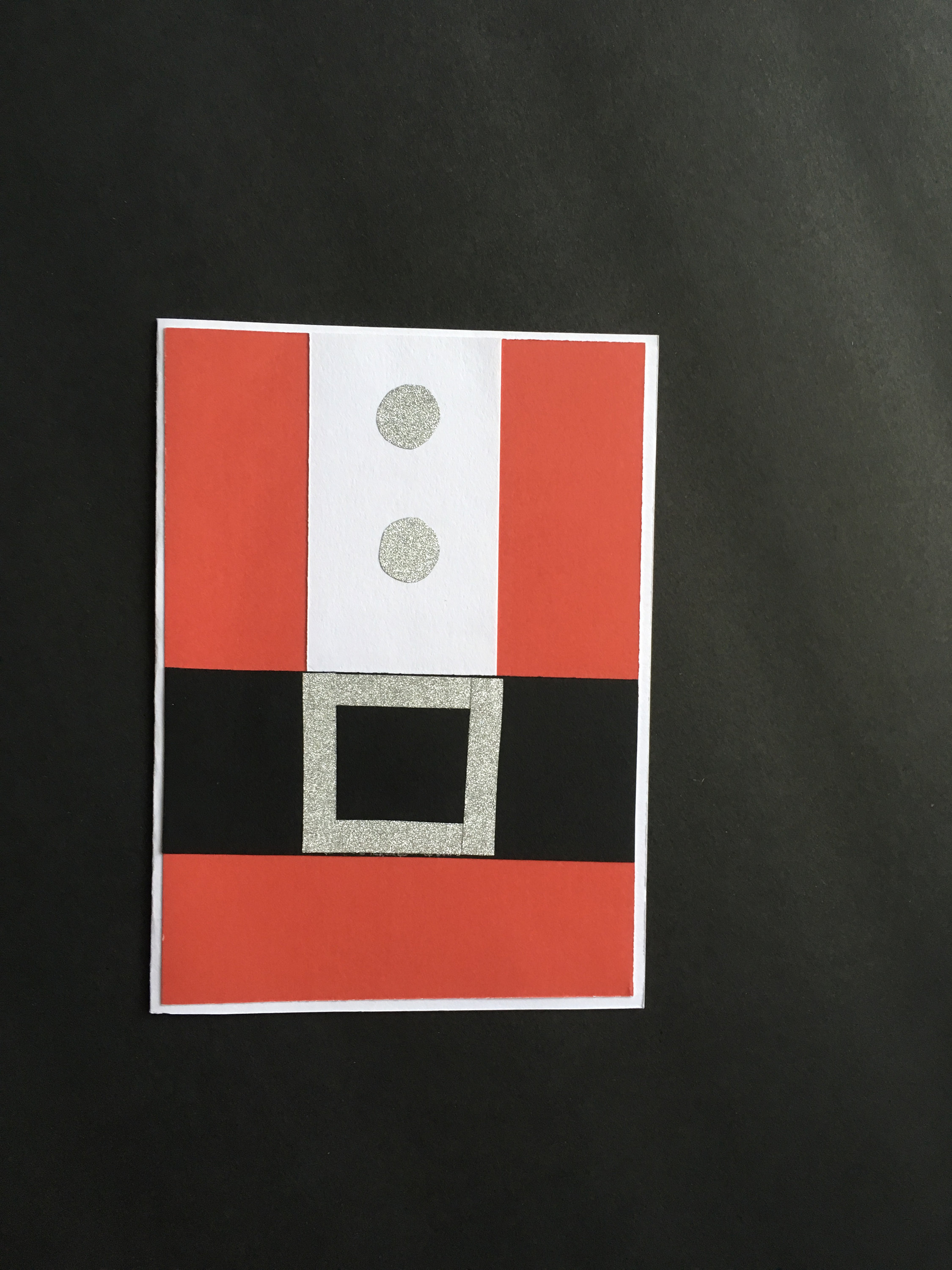 Santa Card Blank Inside - Etsy