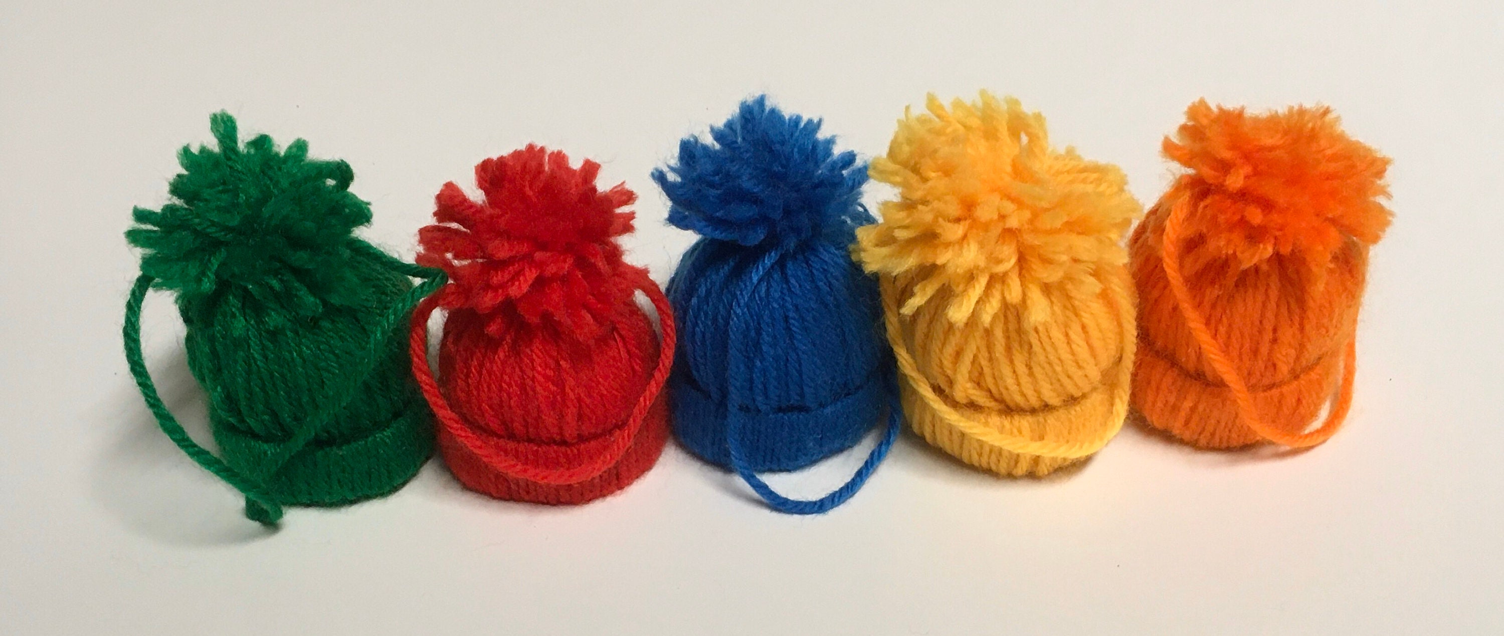 Winter Hat Ornaments Set of 5 in Gift Box - Etsy