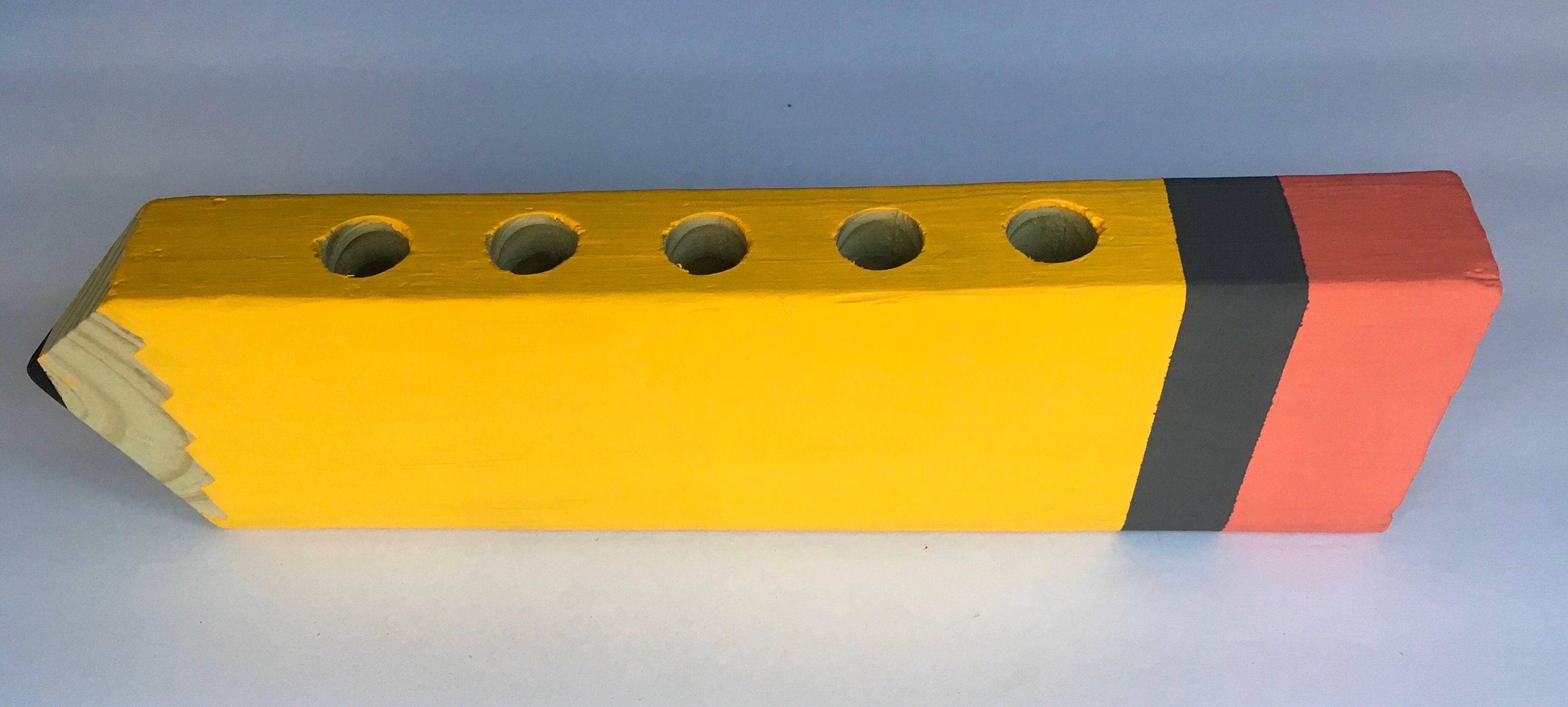 Giant Wooden Pencil Holder, Personalization Available - Etsy