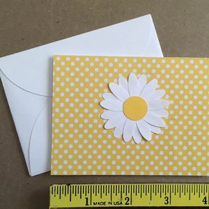 Small Blank Daisy Cards 5 Pack - Etsy