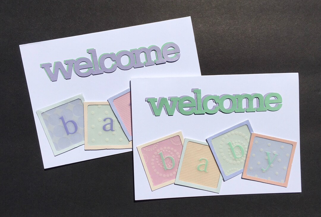 Welcome Baby Card - Etsy