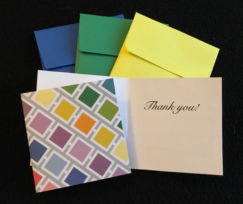 Fun Gift Note Cards Set of 4 With Envelopes - Etsy
