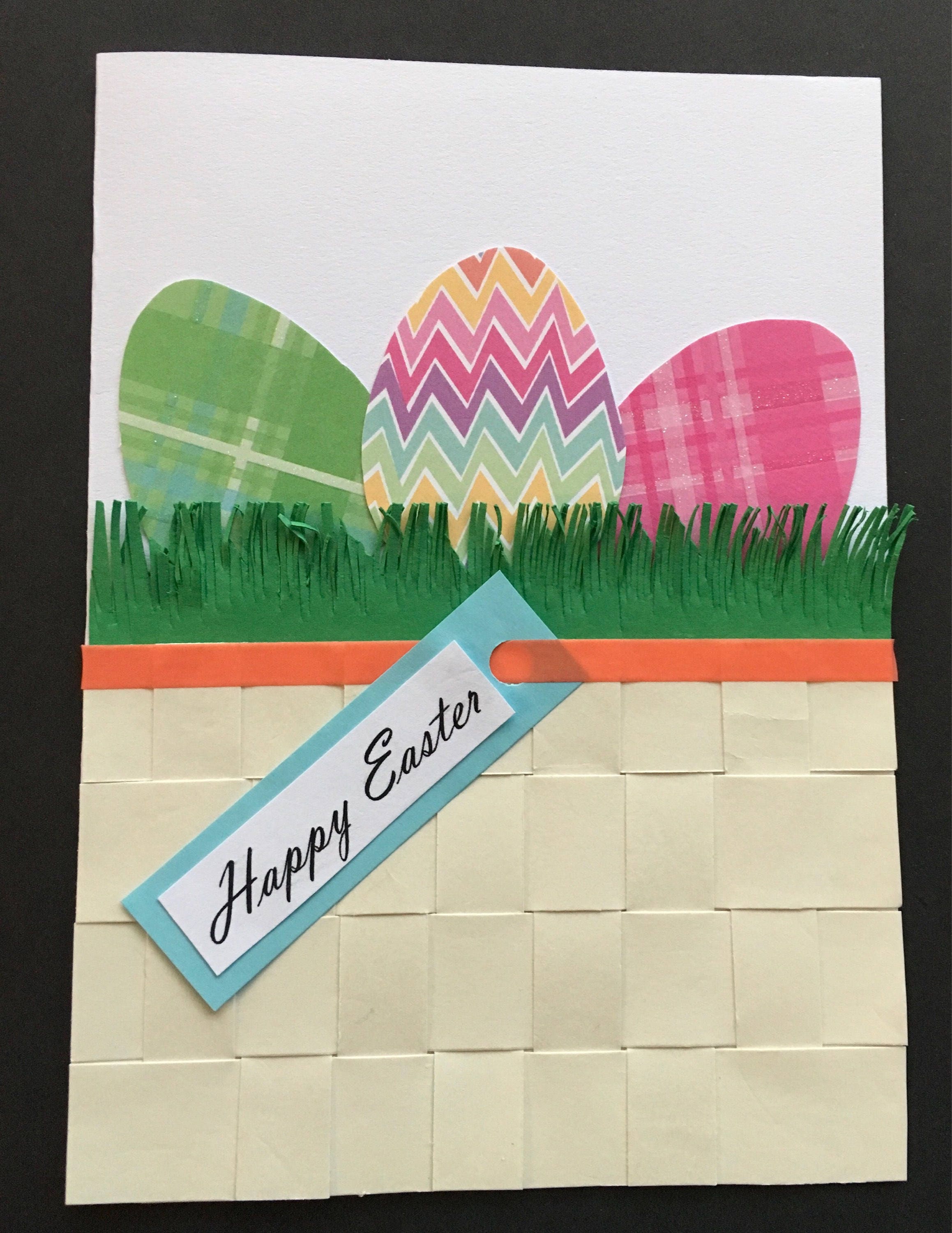 Easter Basket Card Blank - Etsy