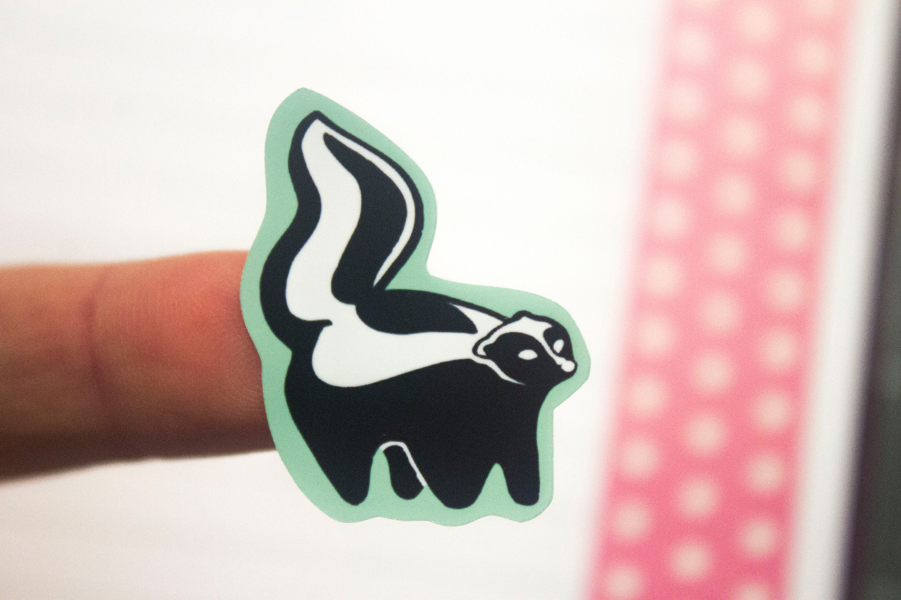Skunk Sticker Sheet - Etsy