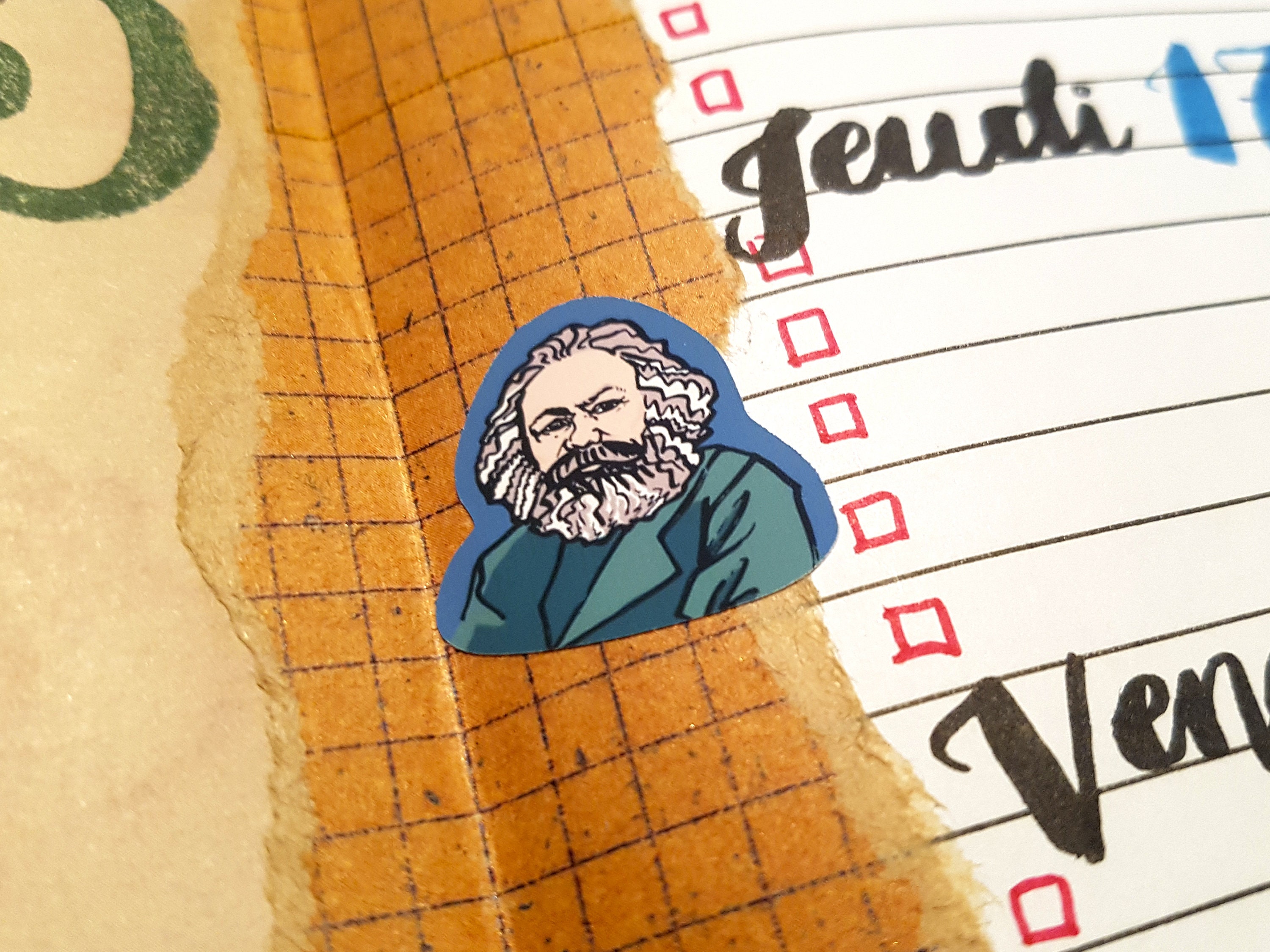 3 philosophy themed Matte Sticker sheet | Etsy