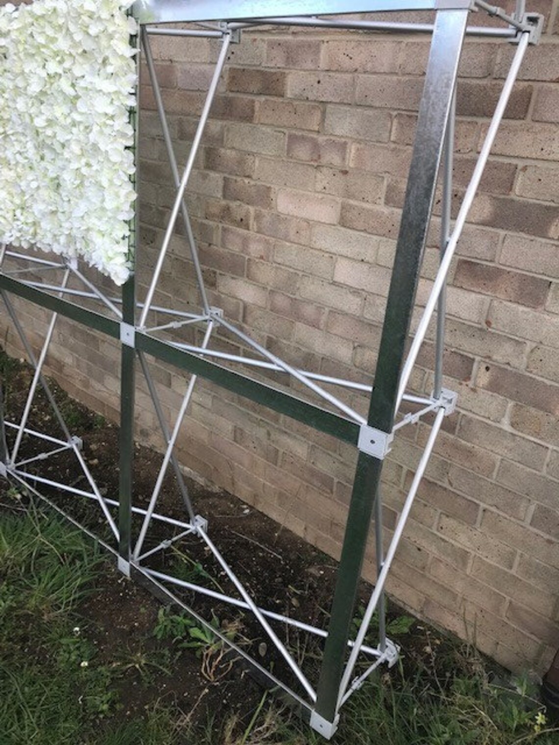 2.3m x 2.3m Flower Wall Stand Flower Wall Backdrop Stand | Etsy