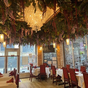 Fall Wisteria Flower Ceiling Wall, Purple Flower Wall Ceiling, Wisteria ...