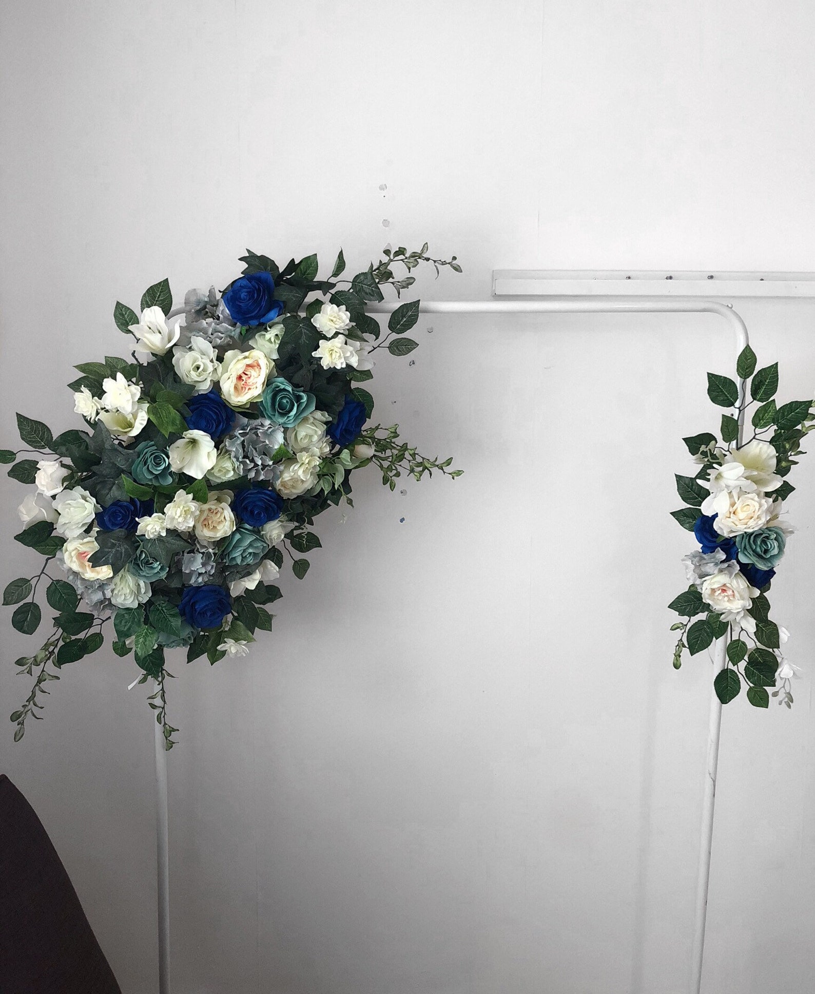 Blue Wedding Flowers Wedding Arch Arch Flowers Flower Arch | Etsy