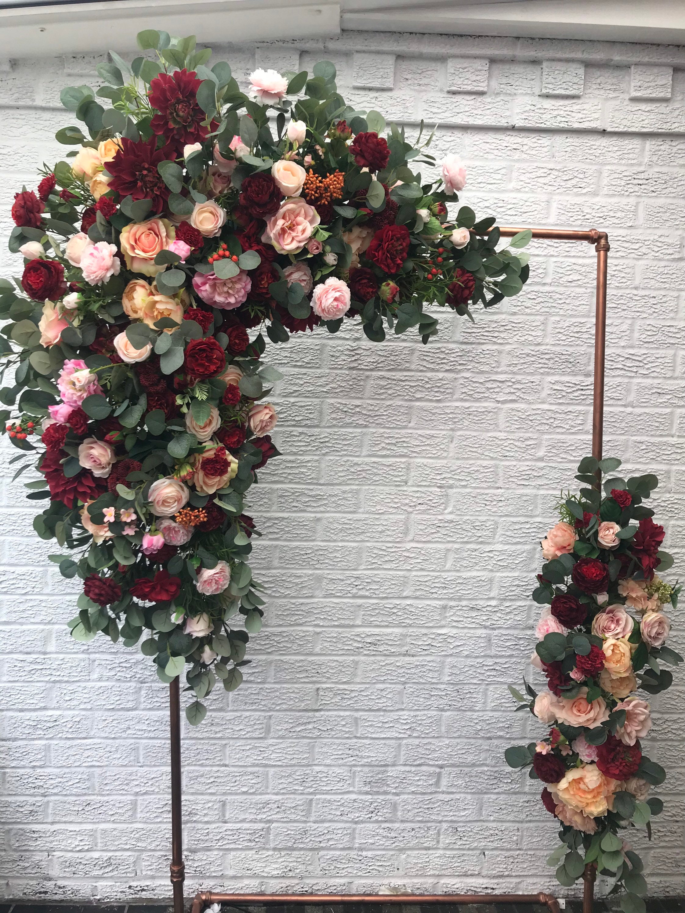 Fall flower garland Flower swag floral swag wedding flower | Etsy