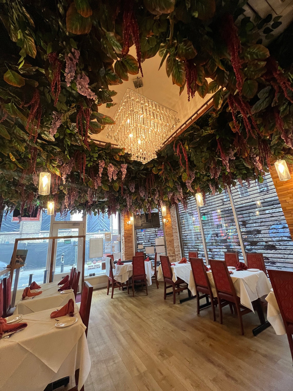 Fall Wisteria Flower Ceiling Wall, Purple Flower Wall Ceiling, Wisteria ...