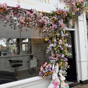 SHOP FRONT Spring Flower Garland – Easter Floral Decoration - Etsy