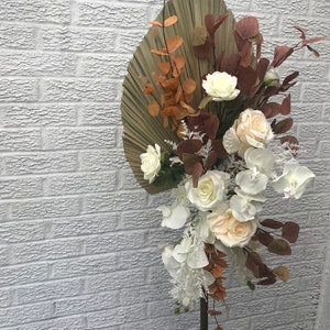 Fall Boho Swag, Arch Swag, Arch Flower Arrangement, Flowerboho Arch ...