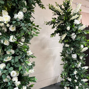 Wedding Flower Columns, Deconstructed Wedding Flower Arch, Flower ...