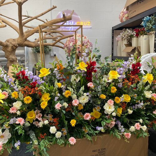 Floor Flower Arrangement Window Sill Flowers Floor Wedding - Etsy