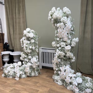 Wedding Flower Columns, Deconstructed Wedding Flower Arch, Flower ...