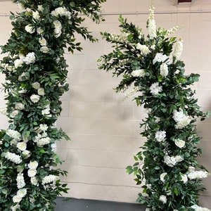 Wedding Flower Columns, Deconstructed Wedding Flower Arch, Flower ...