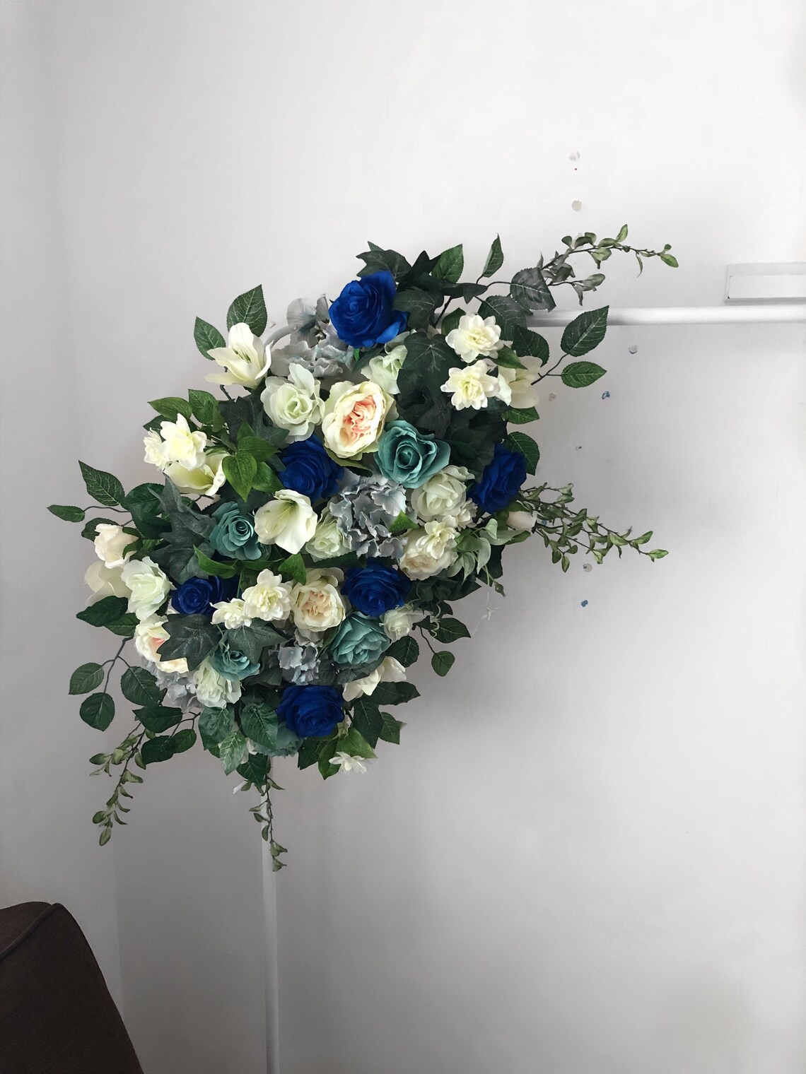 Blue Wedding Flowers Wedding Arch Arch Flowers Flower Arch | Etsy