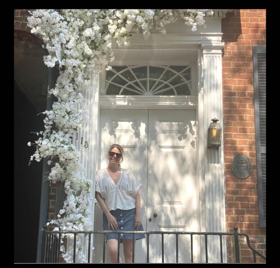 Whispy White Cherry Blossom Garland - Elegant Crawling Vine/branch ...