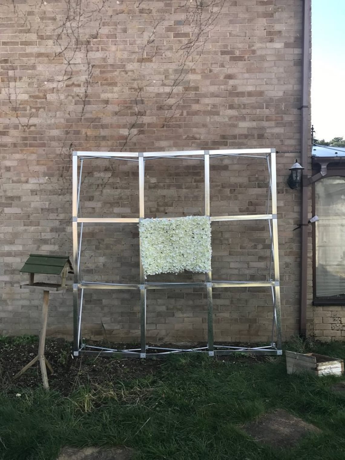 2.3m x 2.3m Flower Wall Stand Flower Wall Backdrop Stand | Etsy