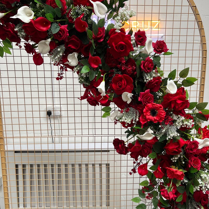 Red Rose Garland - Etsy