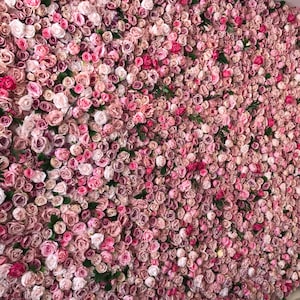 HOT Pink Flower Wall, Pink Floral Wall, Pink Flower Wall, Wedding ...
