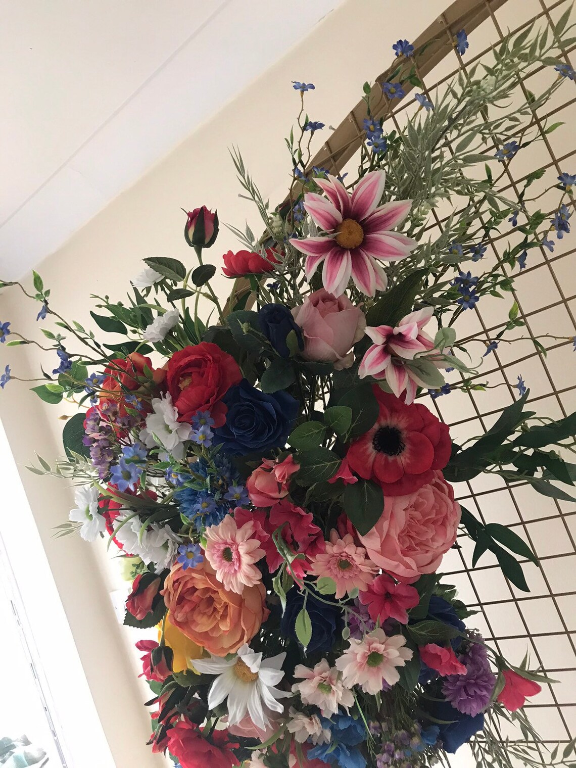 Wildflower Swag Flower Swag Floral Swag Wedding Arch Arch - Etsy