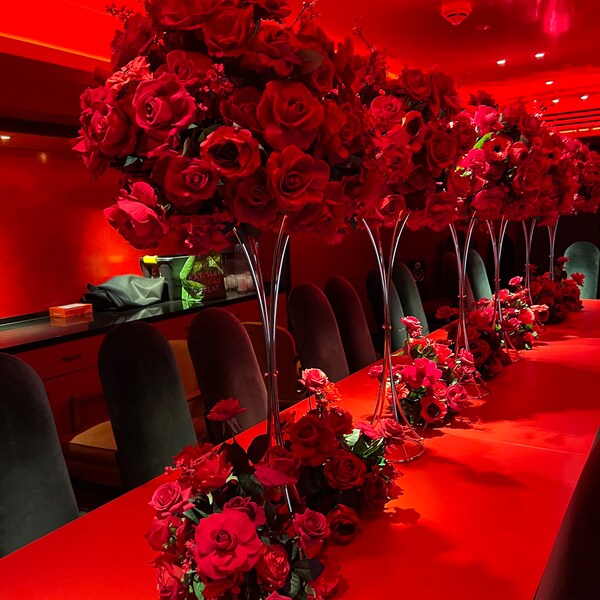 Red Rose Decor - Etsy