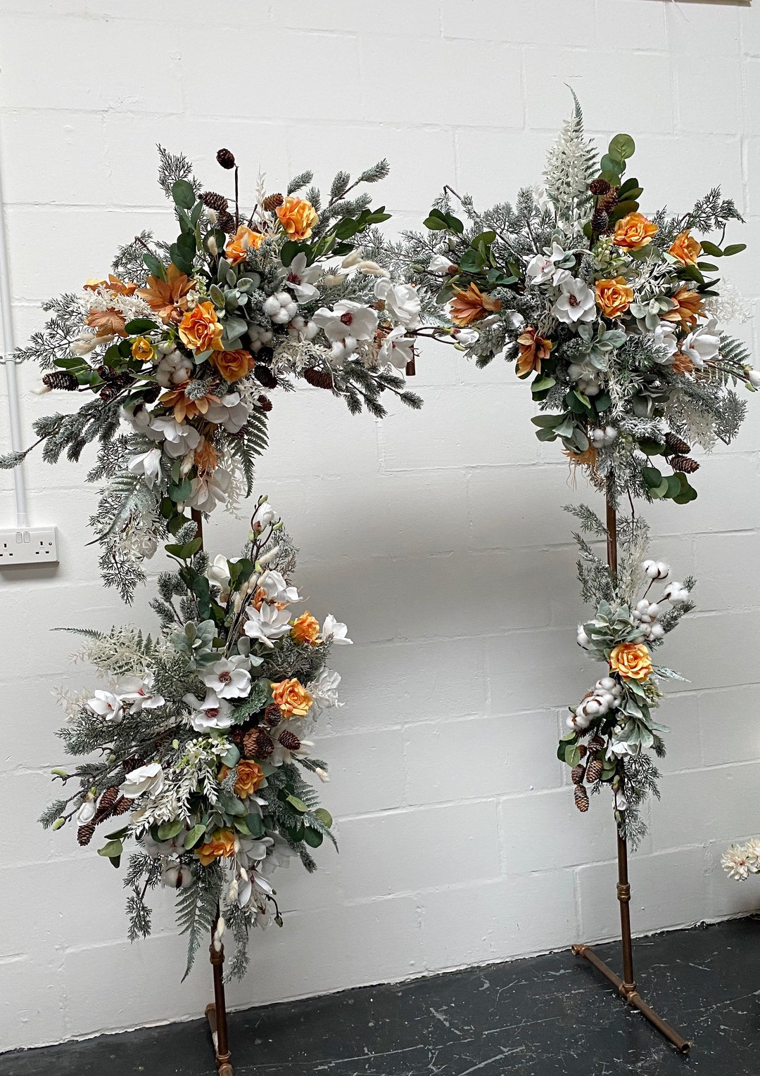 Winter Swag, Winter Boho, Winter Boho Arrangement, Christmas Boho ...