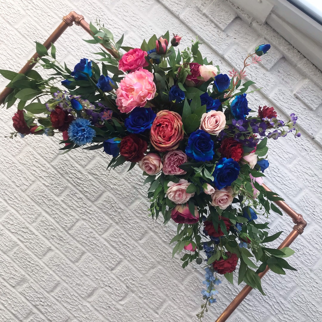 Boho Artificial Swag, Artificial Flower Arrangement, Wedding Flower ...