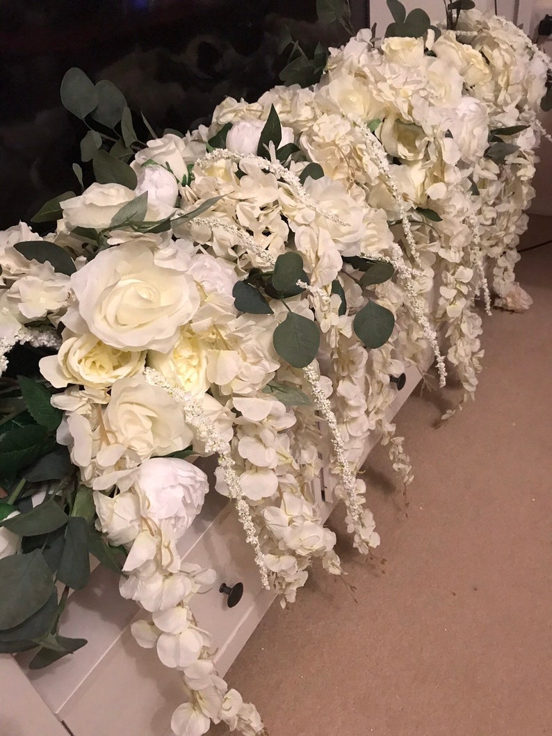 Wedding Garland Flower Garland Flower Runner Table Runner - Etsy