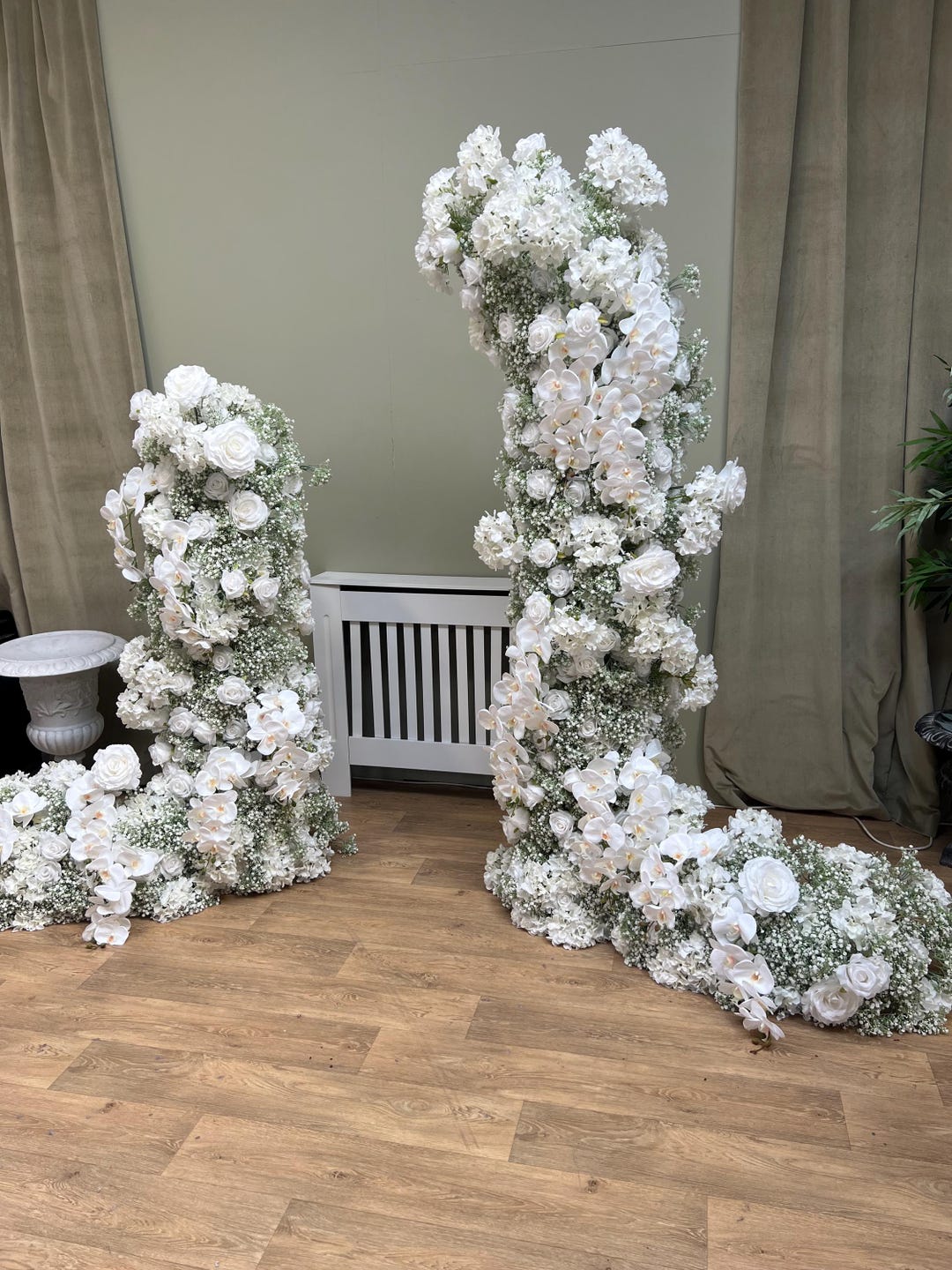 Wedding Flower Columns, Deconstructed Wedding Flower Arch, Flower ...